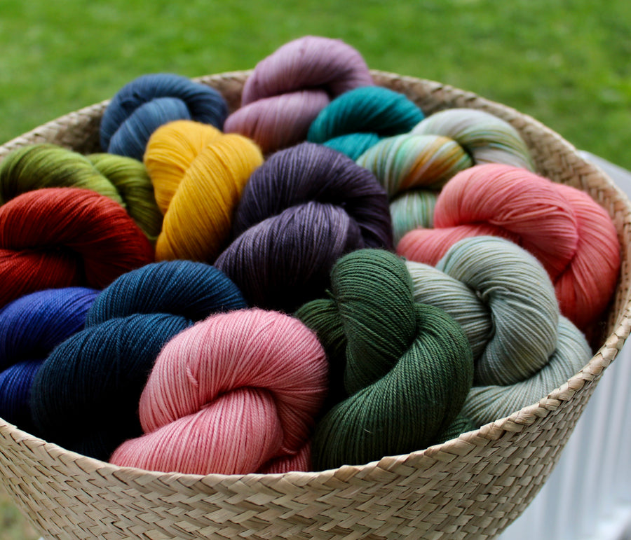 Just The Yarn – Sew Happy Jane Hand Dyed Happy Yarn