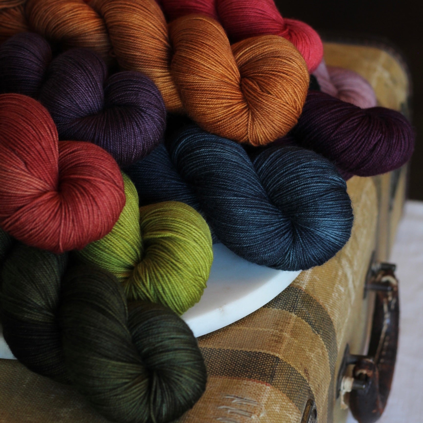 Joyful Fingering: (Ready To Ship) – Sew Happy Jane Hand Dyed Happy Yarn