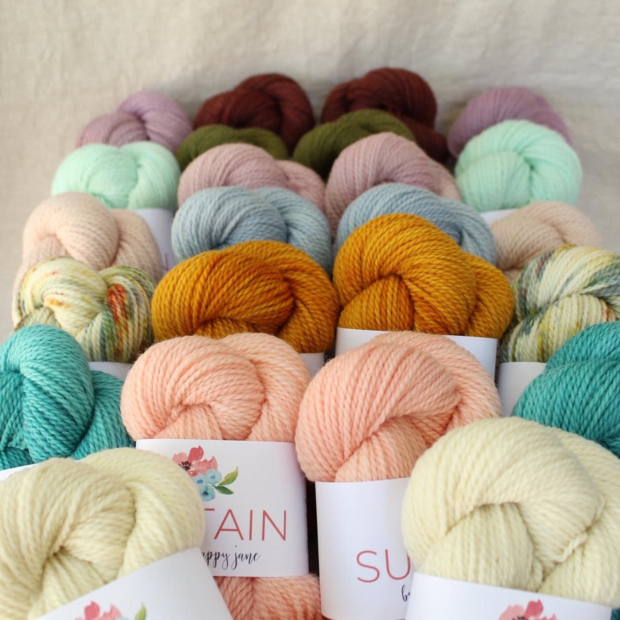 Just The Yarn - Sew Happy Jane Hand Dyed Yarn and Yarn Subscription